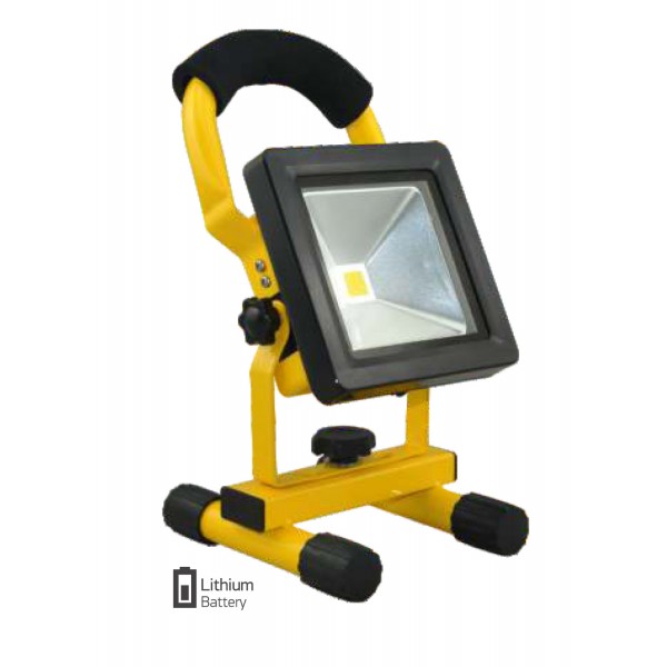 προβολέας led φορητός εργασίας Spotlight με μπαταρία lithium 6240 - Π ...